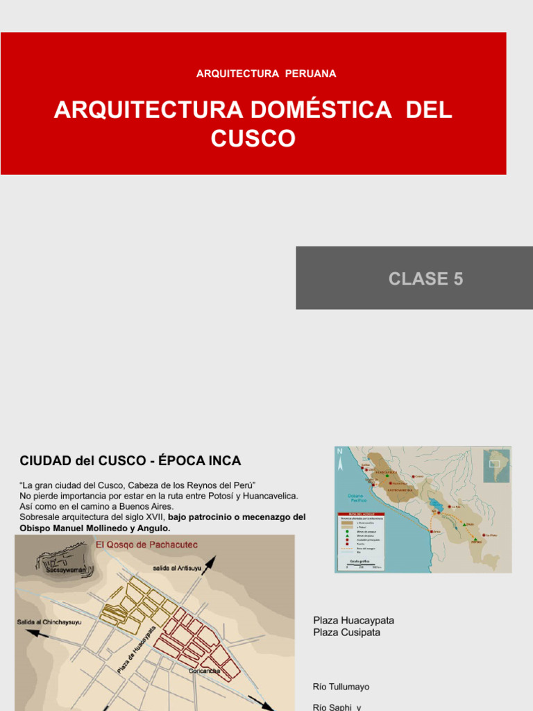 Arq Doméstica CUSCO PDF | PDF | Imperio Inca