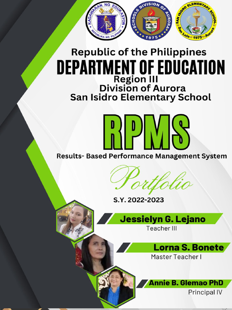RPMS T1 3 2023 Green | PDF | Learning | Educational Assessment