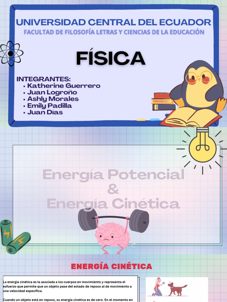 Fisica Energia Potencial y Cinetica | PDF | Energía potencial | Fuerza