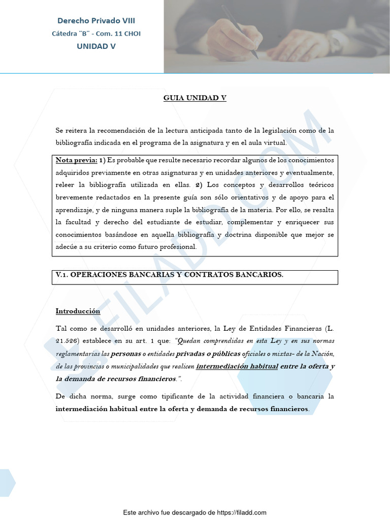 Guia Unidad 5 | PDF | Dinero | Bancos
