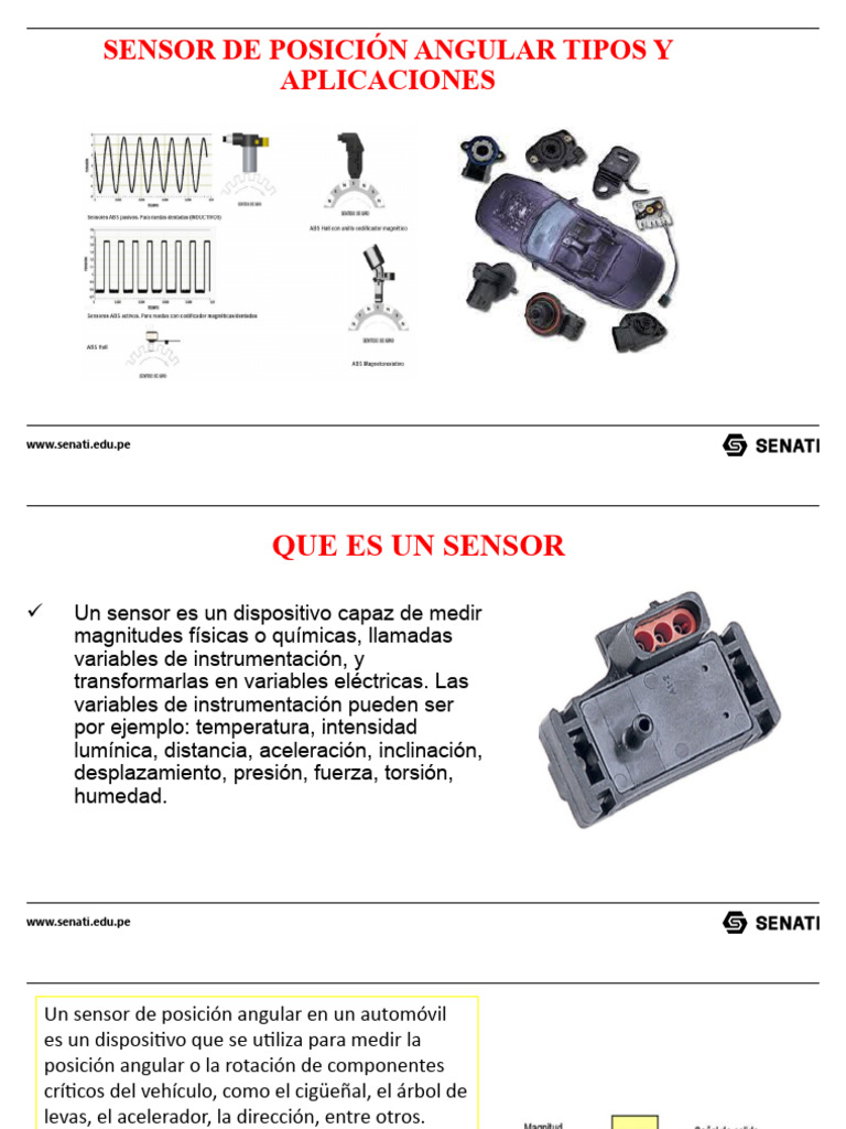 Sensores de Posicion Angular | PDF | Sensor | Acelerador