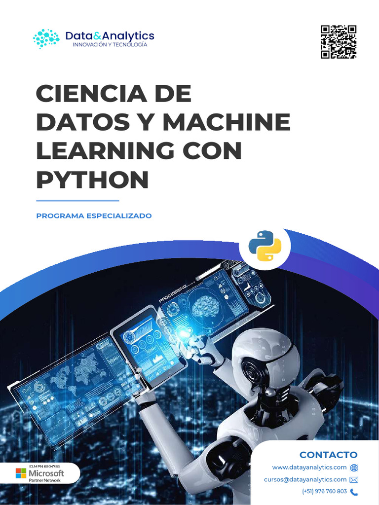 Programa Ciencia de Datos y Machine Learning Con Python | PDF ... Programa Ciencia de Datos y Machine Learning Con Python | PDF ...