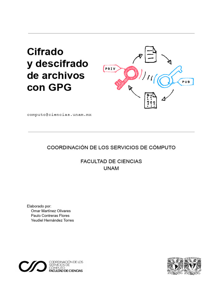 Cifrado y descifrado con GPG | PDF | Criptografía de clave pública ...