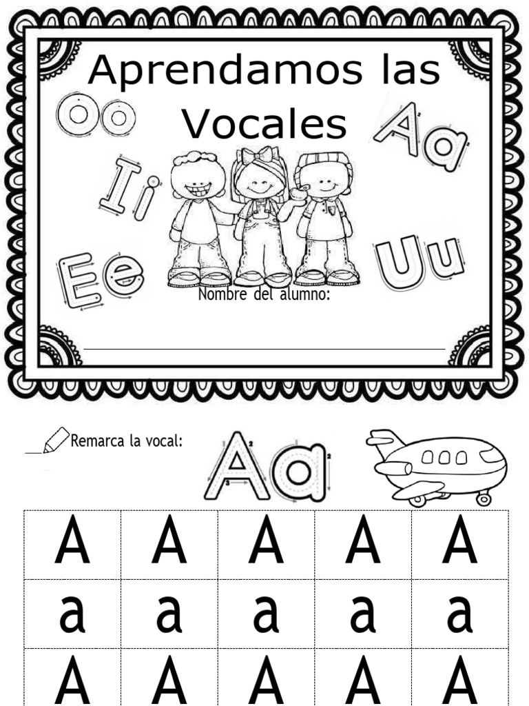 Actividades Interactivas de Vocales | PDF | Color | Visión