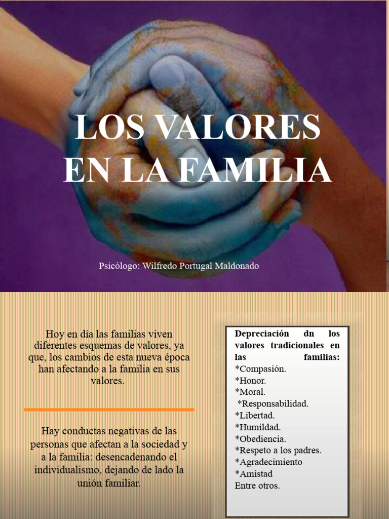 Los Valores en La Familia | PDF