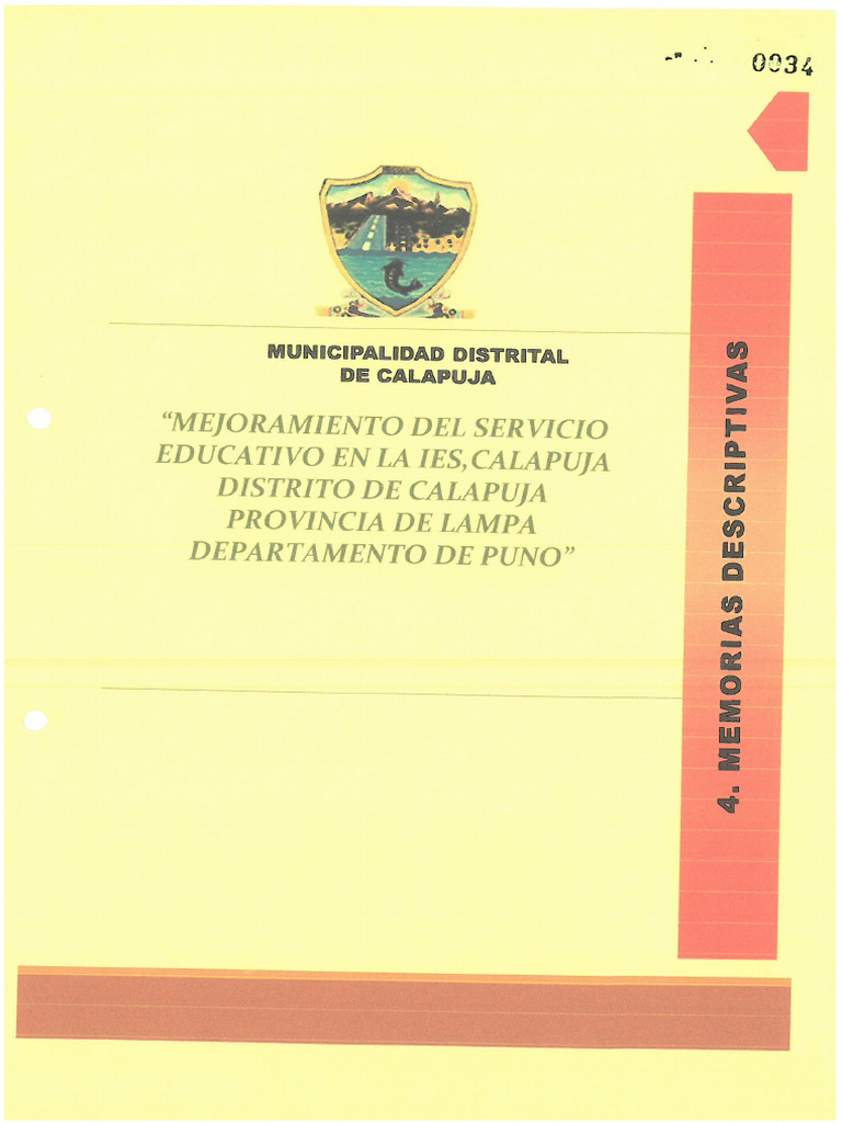Memoria Descriptiva | PDF Memoria Descriptiva | PDF