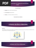 Ejemplos de Código de Ética Personal | PDF