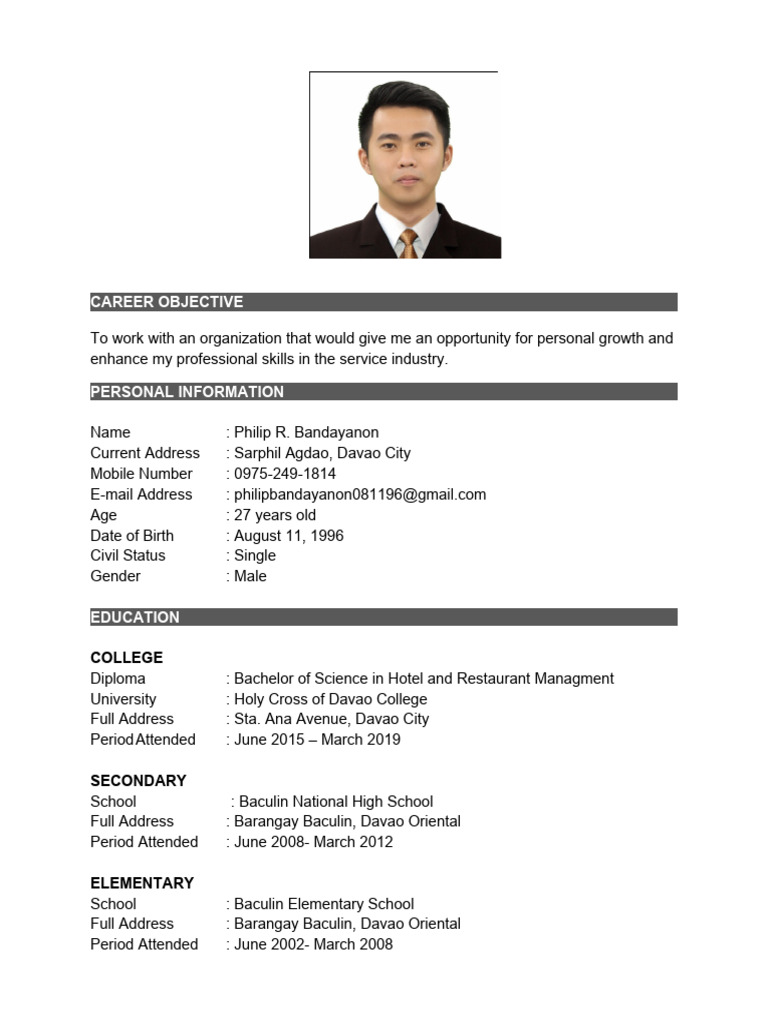 Bandayanon-Philip-CV FINAL. (2023) | PDF