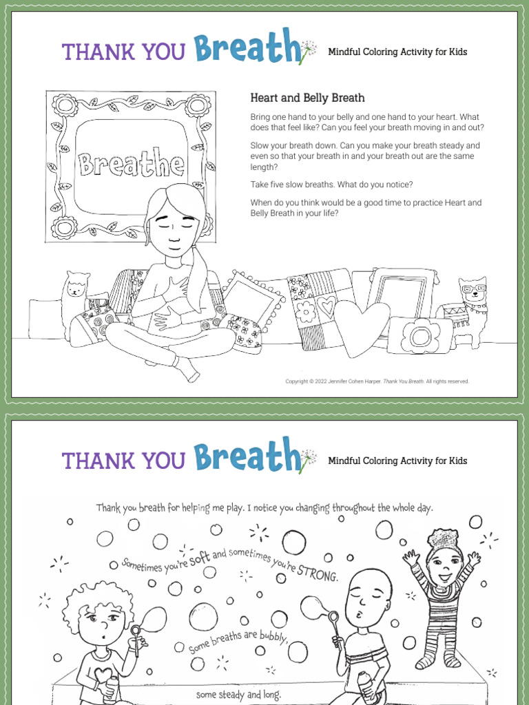Mindful Coloring Activities For Kids | PDF | Career & Growth | Self ...
