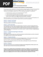 Financial Undertaking For A Student Form (INZ 1014) | PDF