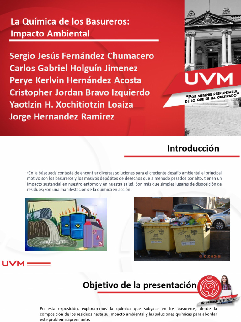 Presentacion Quimica Etapa 1 4 | PDF | Residuos | Vertedero