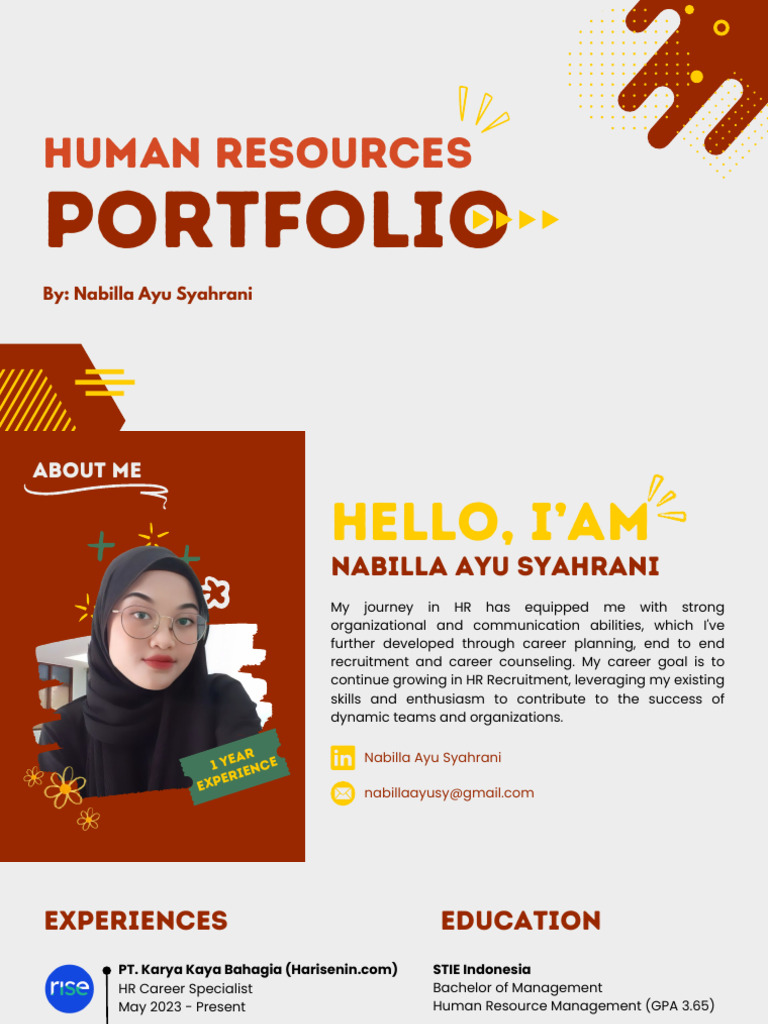 Contoh HR Portofolio | Download Free PDF | Recruitment | Human Resource ...