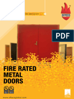 Halspan FD60 Fire Door Technical Manual | PDF | Door | Plywood