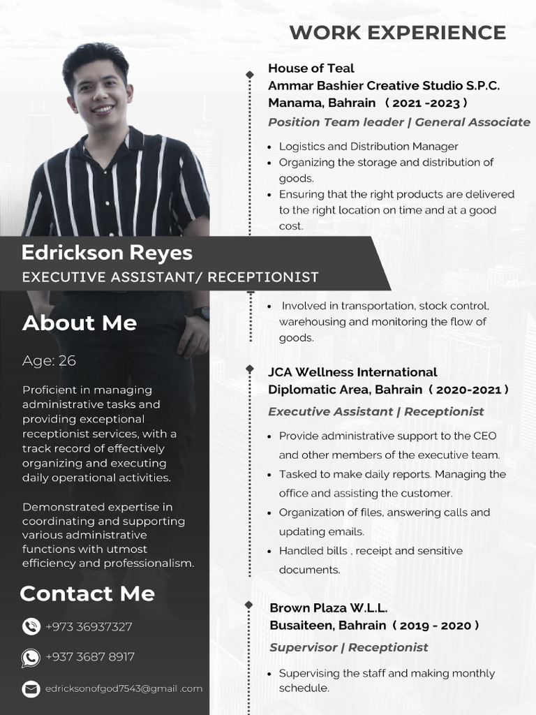 Edrickson Reyes CV | PDF