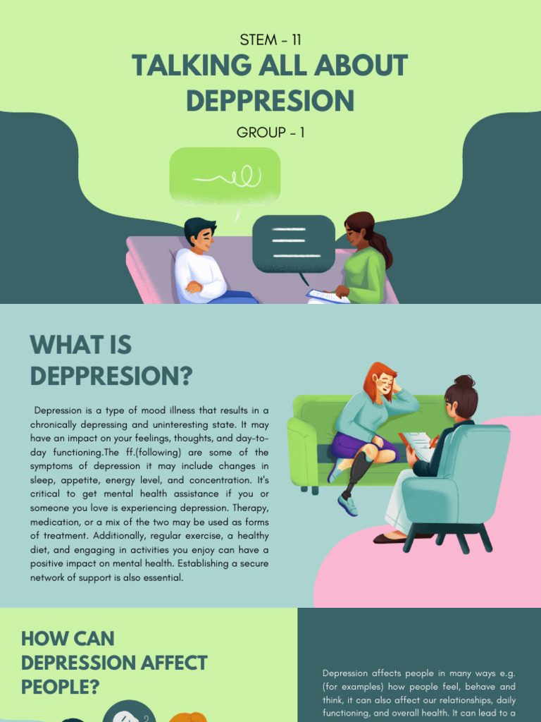 All About Depression | PDF | Major Depressive Disorder | Social Stigma