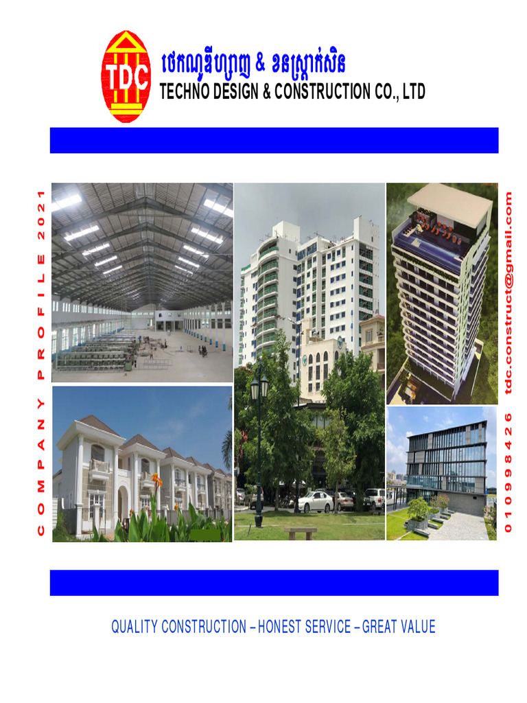 33-TDC - Company Profile 2022 | PDF | Phnom Penh | Cambodia