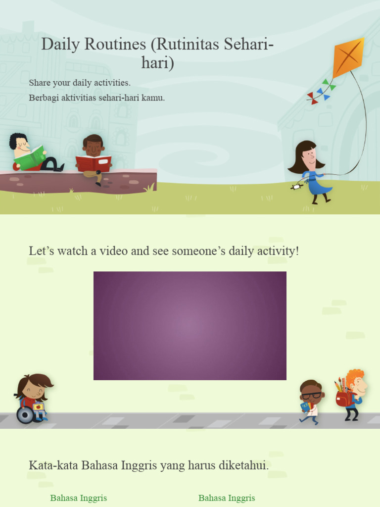 Daily Routines (Rutinitas Sehari-Hari) | PDF