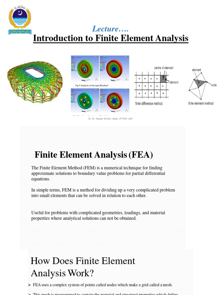 Comp Modeling Lecture - Finite Element Modelling | PDF | Finite Element Method | Stress (Mechanics)