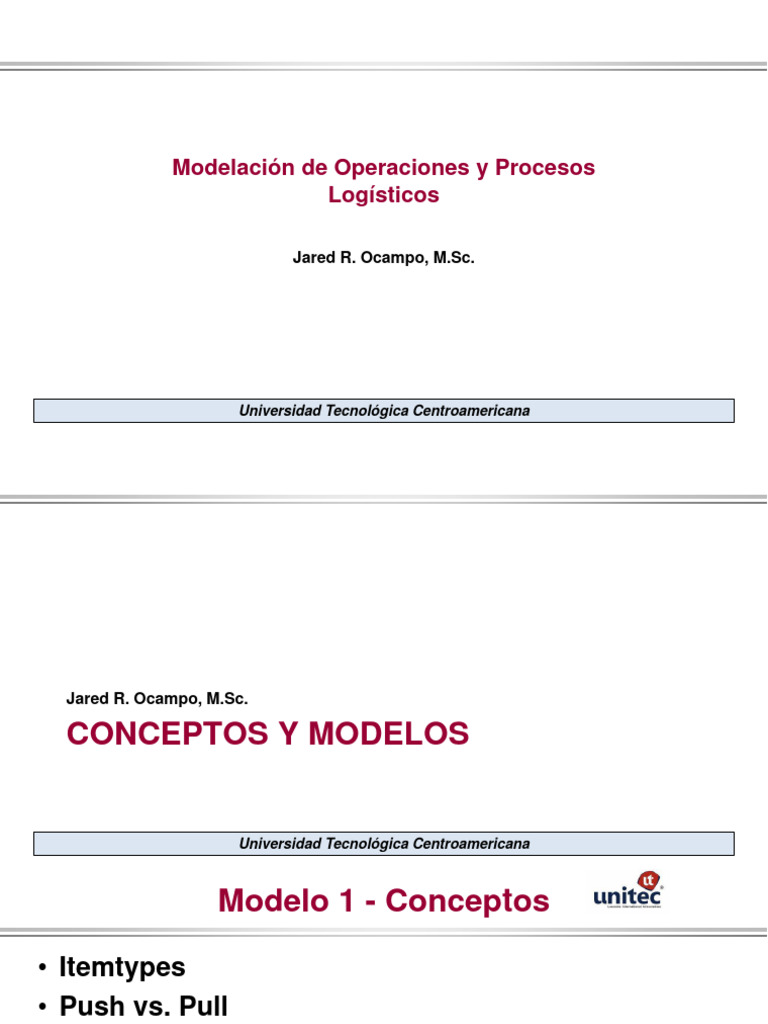 Conceptos y Modelos | PDF