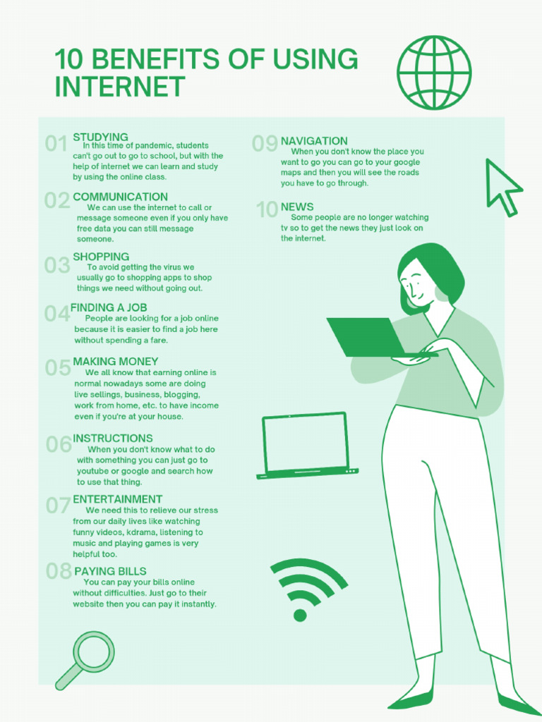 10 Benefits of Using Internet | PDF