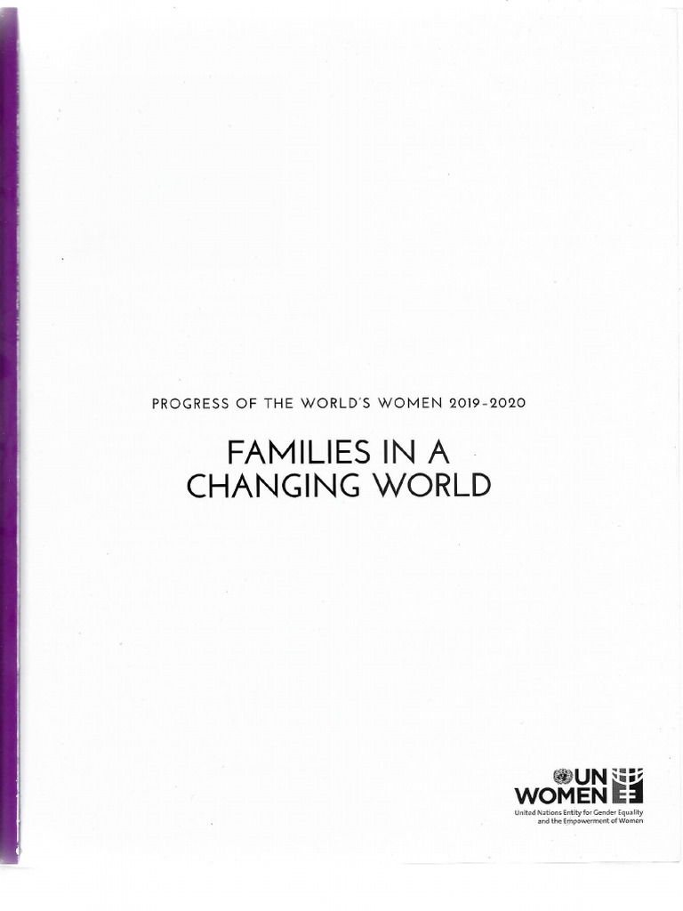 UN Women Families in A Changing World | PDF