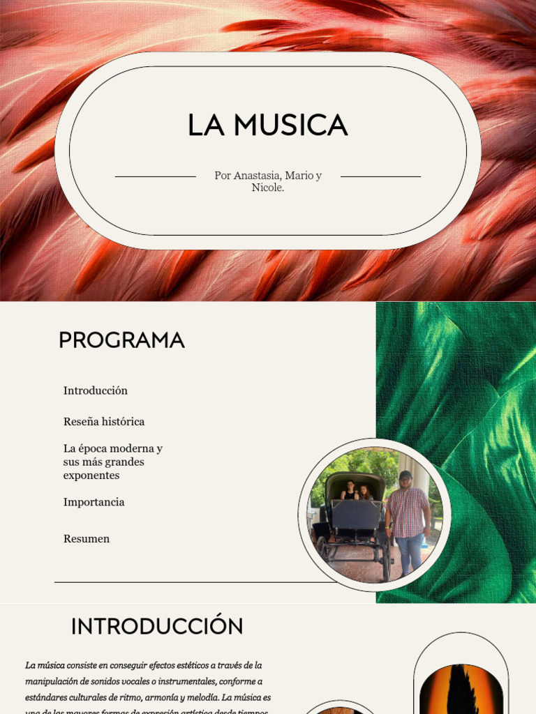 Presentación Sobre La Musica | PDF | Instrumentos musicales | Las artes ...