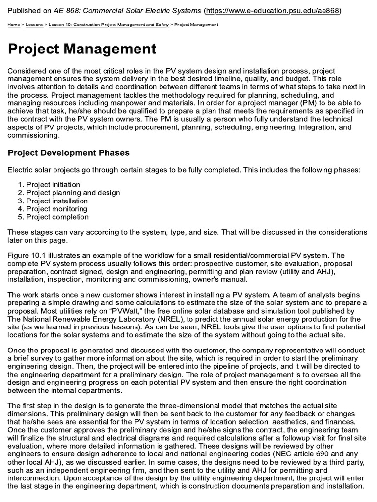 AE 868 - Project Management | PDF