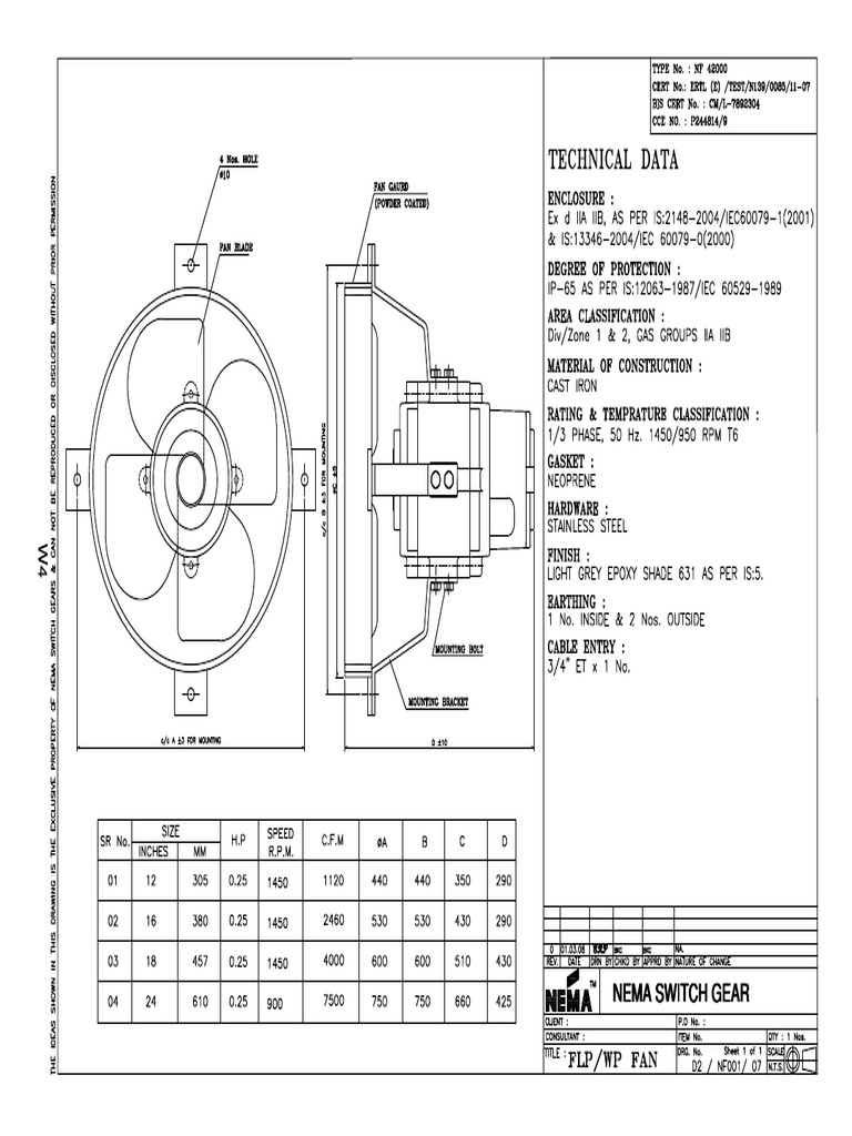 FLP Exhaust Fans | PDF