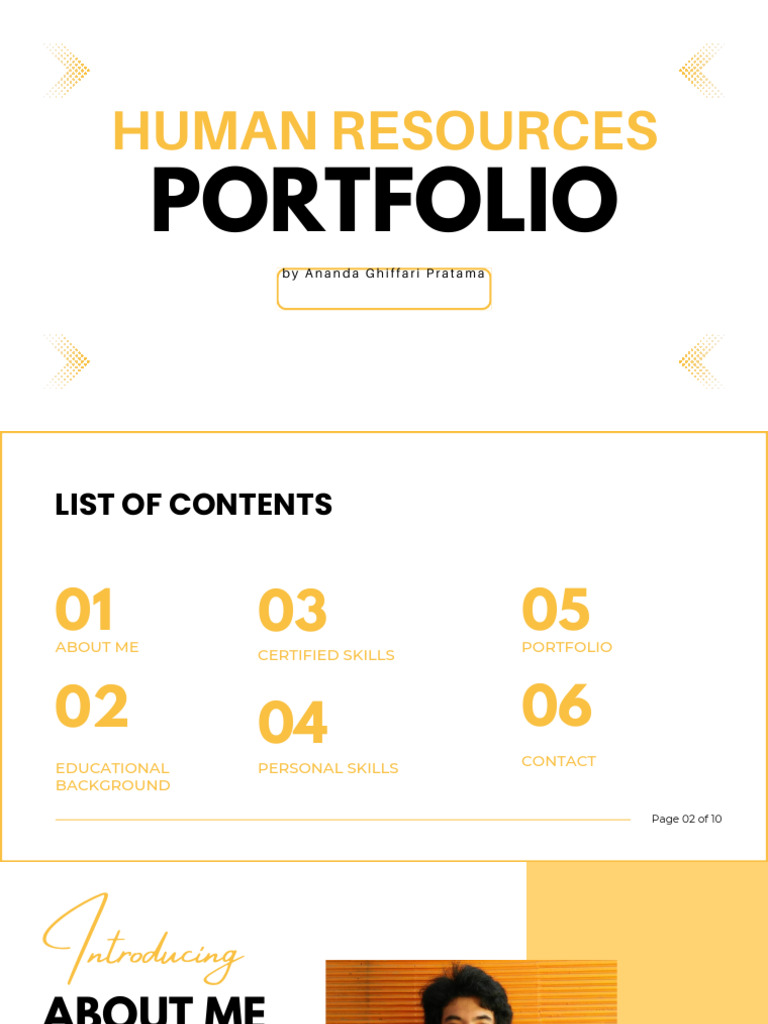Portfolio - Ananda Ghiffari | PDF | Human Resource Management | Recruitment