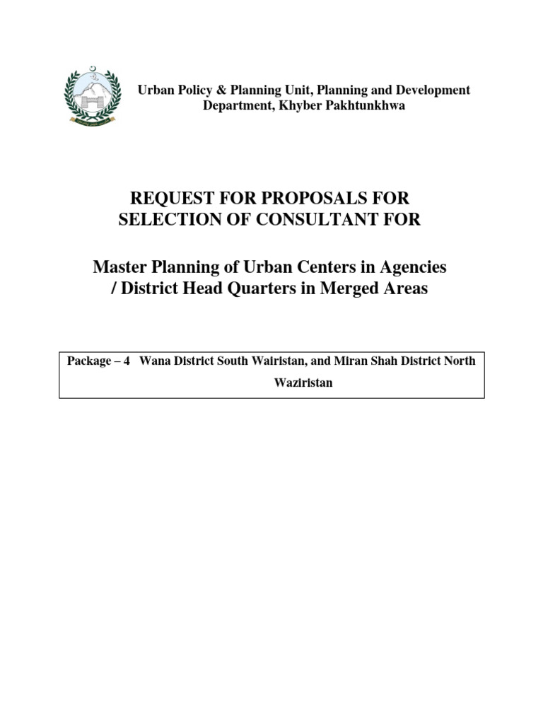 RFP Technical Proposal Sample | PDF | Request For Proposal | Procurement