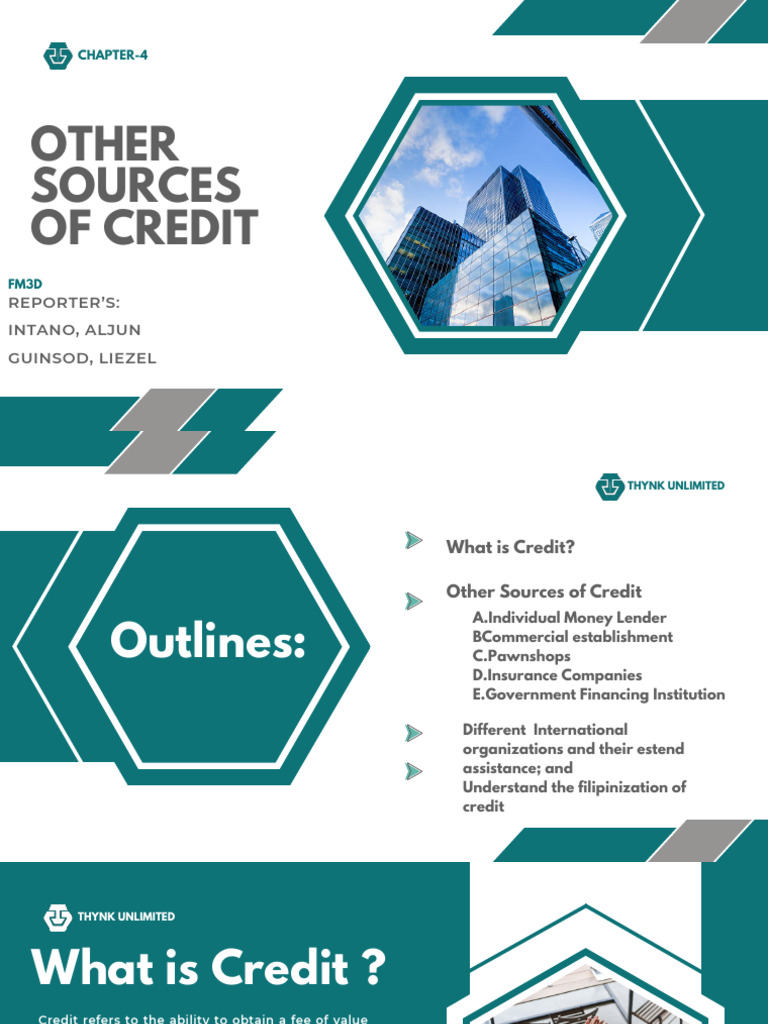 Chapter-4 Other Sources of Credit | PDF | Finance & Money Management ...