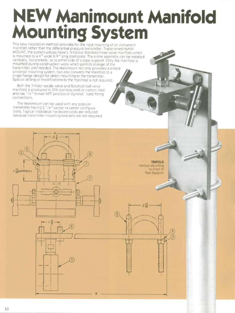 New Manimount Manifold Mounting Sys. | PDF