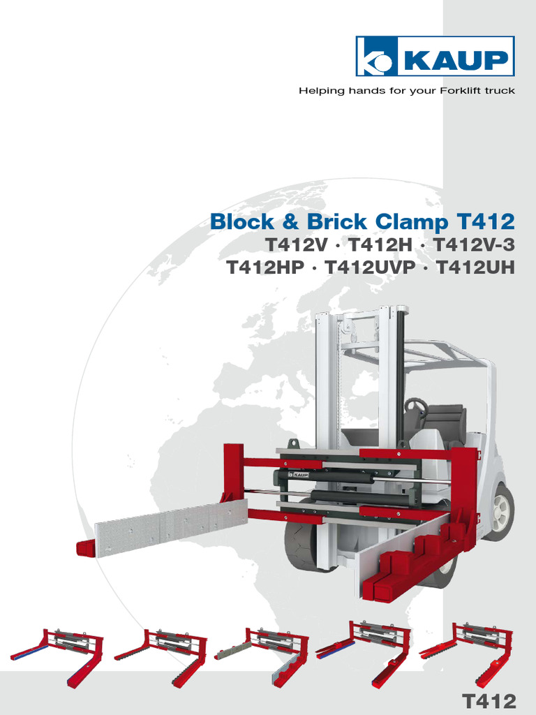 Kaup T412 EN 2019 | PDF | Brick | Forklift