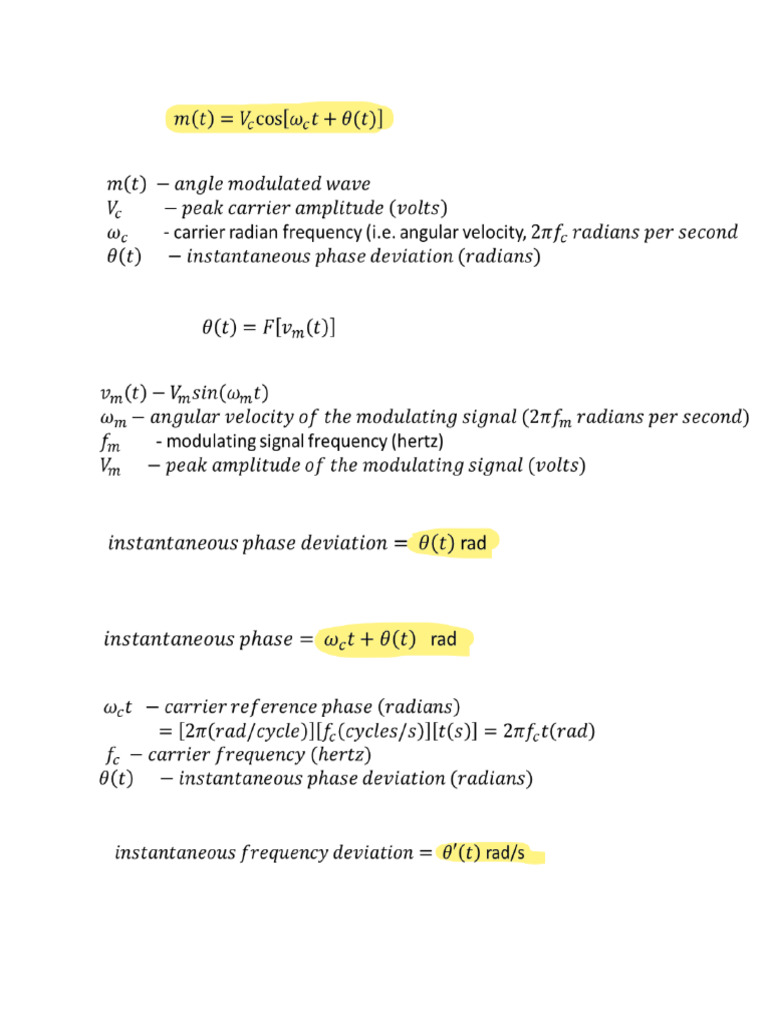 Lecture 6 Formulas | PDF
