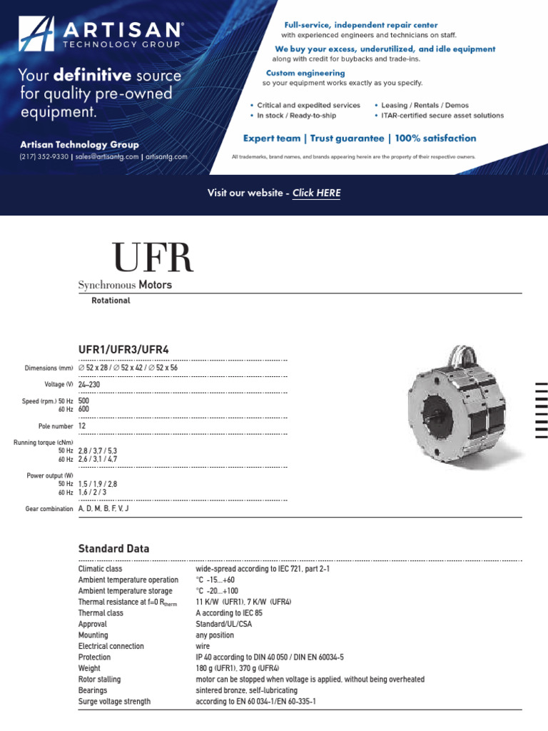 Saia UFR | PDF | Alternating Current | Electric Motor