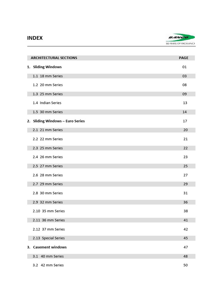 Architectural Sections | PDF
