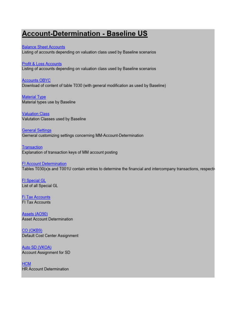 Account Determination MM EN US | Download Free PDF | Debits And Credits | Valuation (Finance)