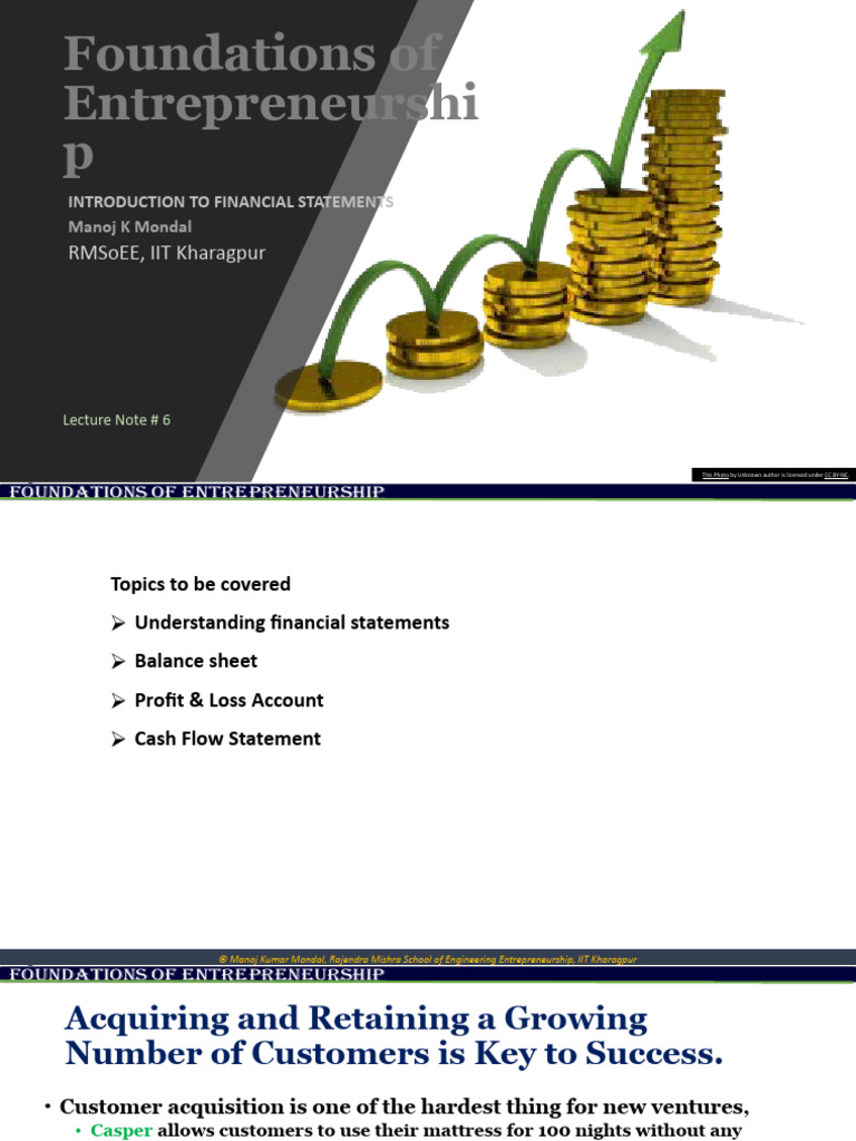Financial Statements & Entrepreneurship | PDF | Debits And Credits ...