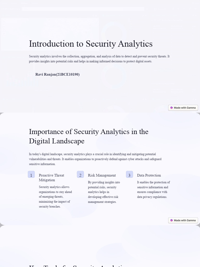 Introduction To Security Analytics | PDF | Security | Computer Security