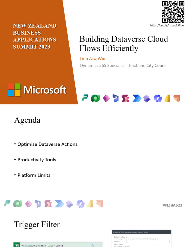 Linn Zaw Win - Building Dataverse Cloud Flows Efficiently - 200 Nzbas23 | PDF | Application ...