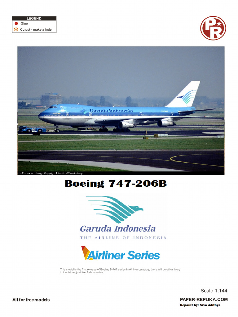 Garuda Indonesia KLM Boeing 747-206B | PDF