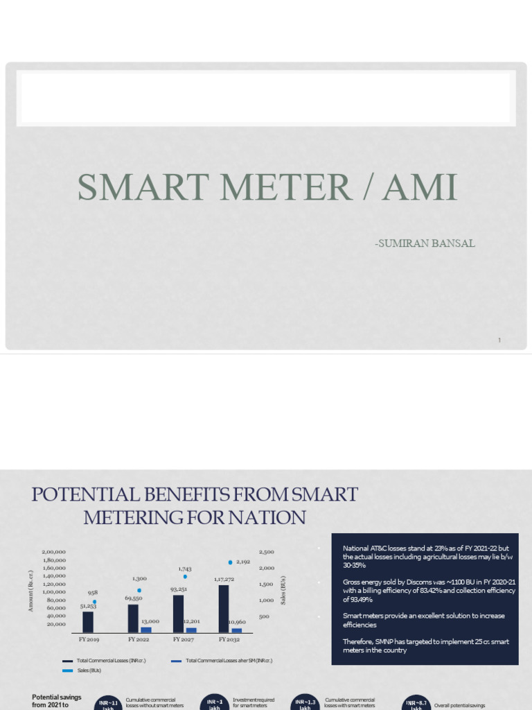 Smart Meter | PDF | Smart Grid | Economies