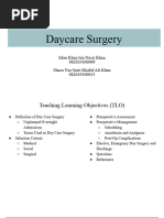 Day Care Anaesthesia Protocols Malaysia | PDF | Surgery | Patient