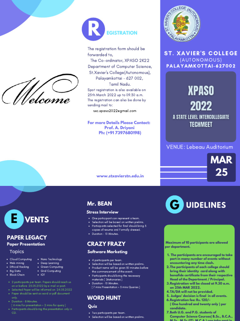 XPASO2K22 - Brochure | PDF | Computing | Software Engineering