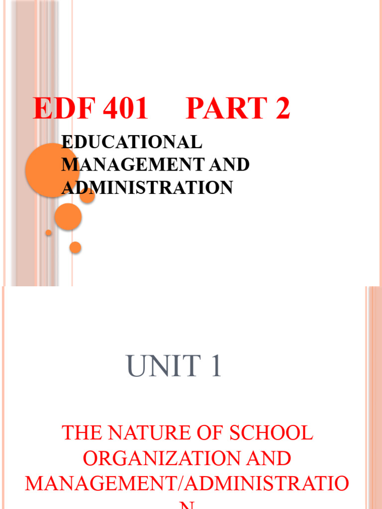 Edf 401 Unit 1 | PDF | Thought | Behavioural Sciences