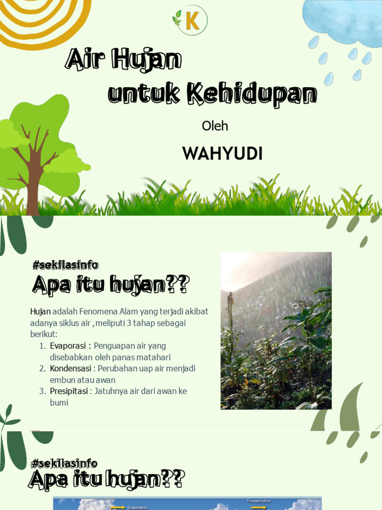 Manfaat Air Hujan | PDF