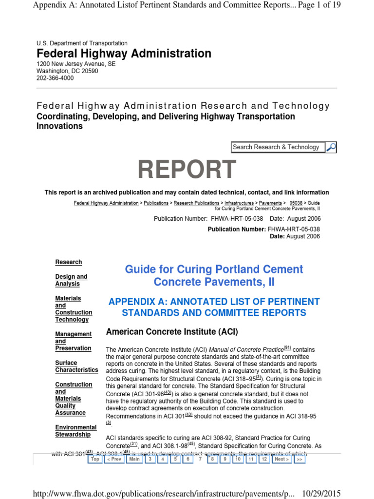 Concrete Curing All Code | PDF | Concrete | Cement