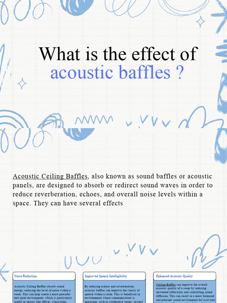 What Is The Effect of Acoustic Baffles | PDF | Noise | Qualia