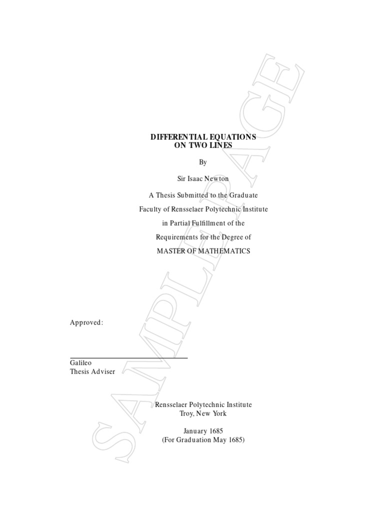 Thesis Dissertation Samples | Download Free PDF | Thesis | Science