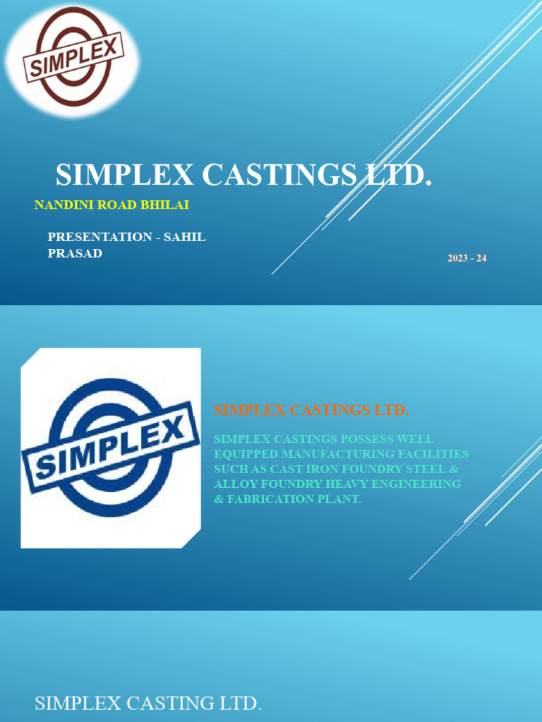 Simplex Castings LTD | PDF
